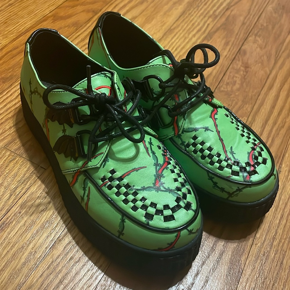 Strange Cvlt Monster Stitch Platform Creepers - Gem